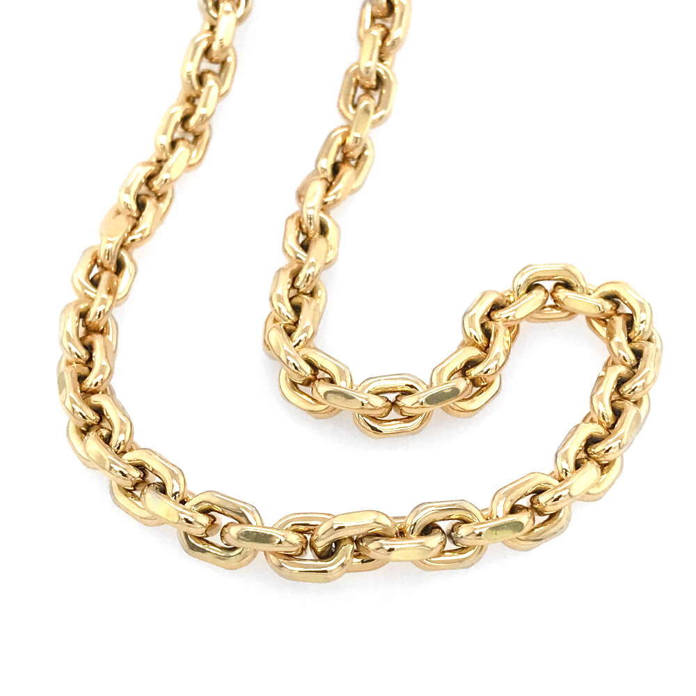 18kt Yellow Gold "Chunky” Chain | Silverhorn Jewelers Santa Barbara